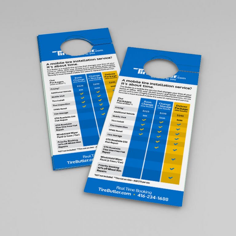 Door Hangers - Online Print Shop & Design Services | Print Three Canada
