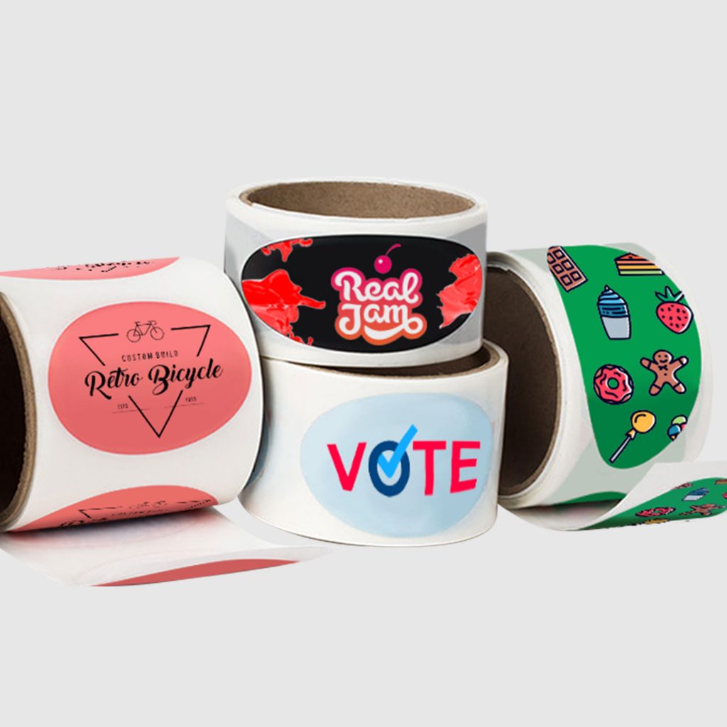 Oval Vinyl Labels - Online Print Shop & Design Services | Print Three ...