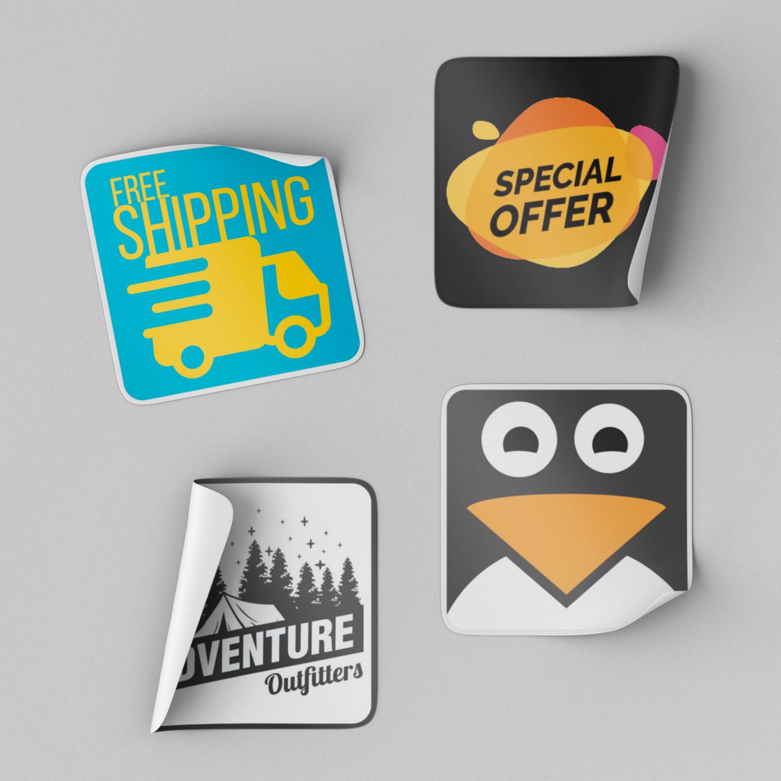 Rounded-Edge Labels - Online Print Shop & Design Services | Print Three ...